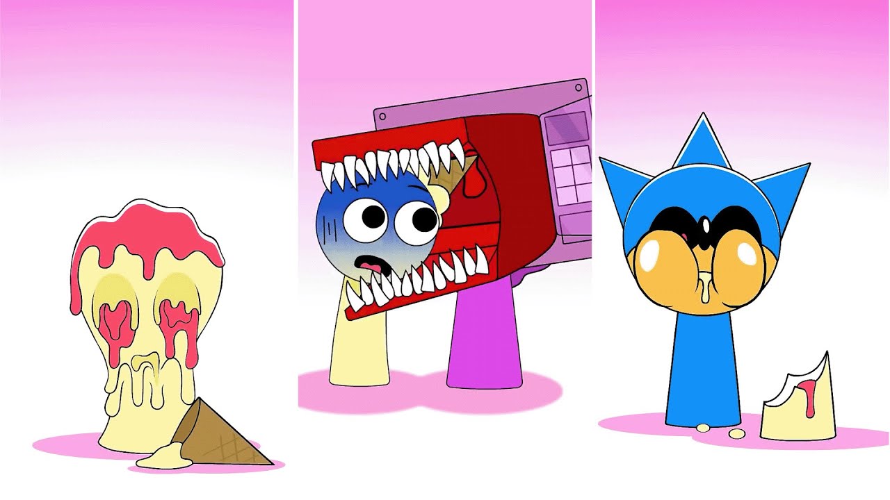 Sprunki Sonic meets Creamy, Lily meets Creamy Phase 2 VS Phase 3 VS ...