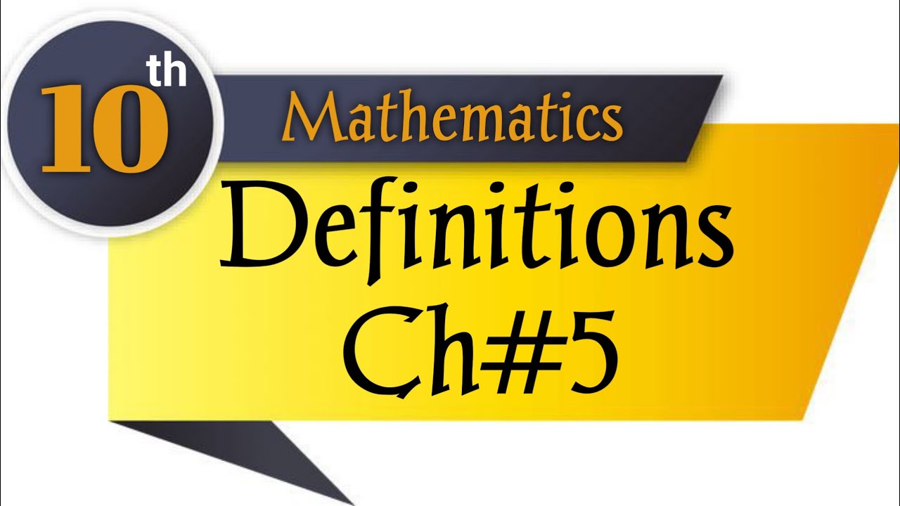 class 10 maths ch 5 | class 10 maths chapter 5 definition | Sets and ...