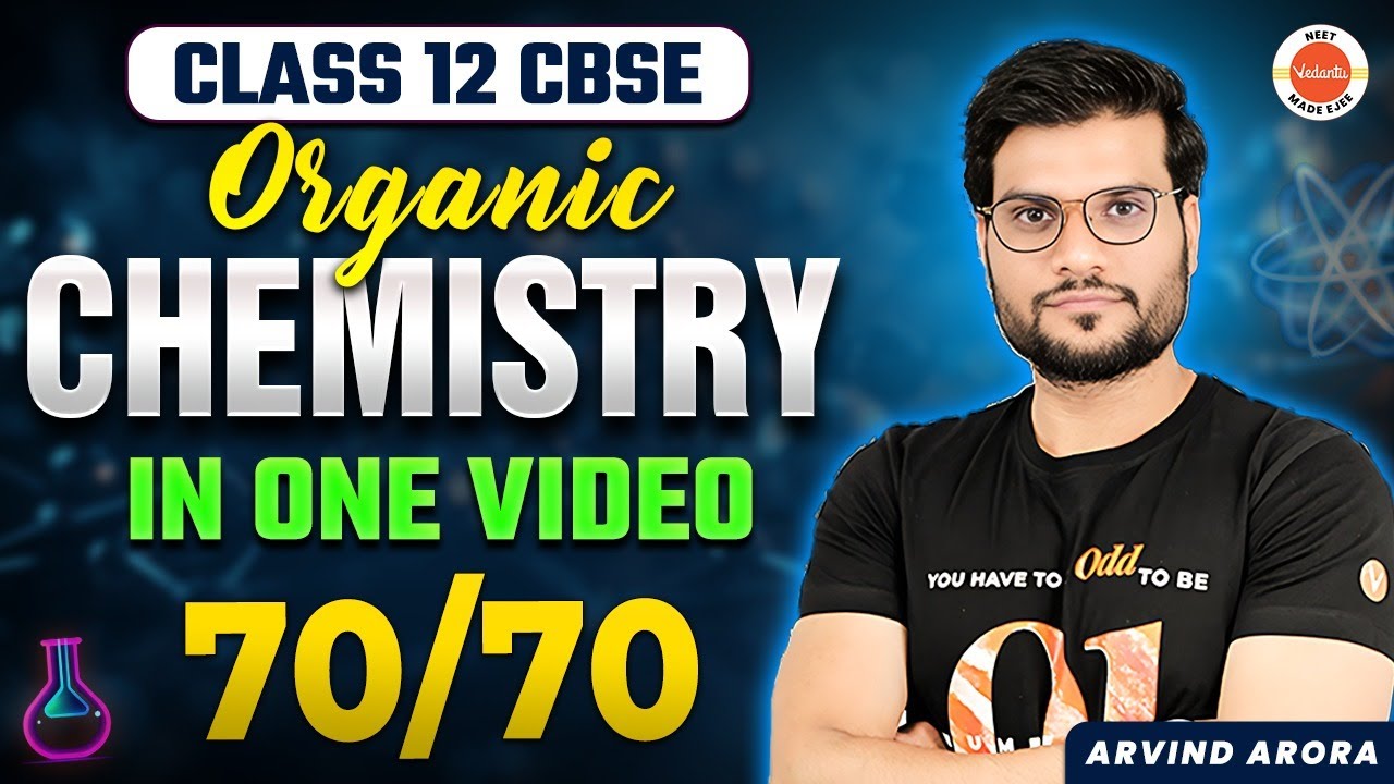Organic Chemistry In One Video | Class 12 CBSE | 70/70 Guaranteed - YouTube