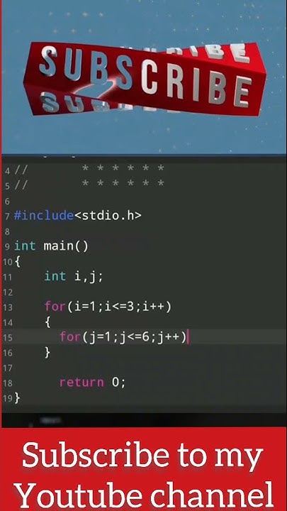 C program to print pattern program || C language programming || #shorts #harrybhai - YouTube
