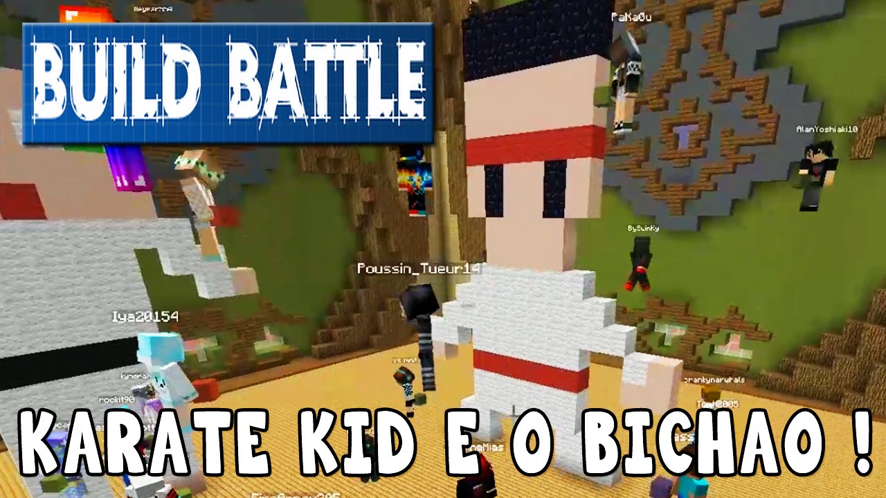 Minecraft Build Battle - Alan Miyagi e o Karatê perfeito ! - YouTube