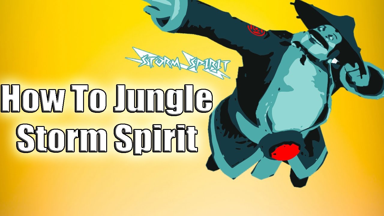 DoTa 2 How To Jungle Storm Spirit Patch 7.35d - YouTube