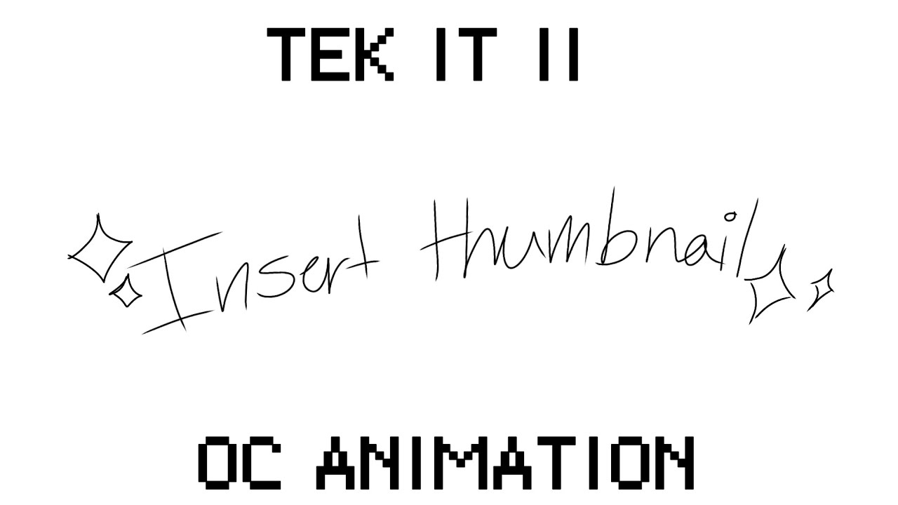 TEK IT II {Oc Animation} {FlipaClip} (FLASH WARNING} - YouTube