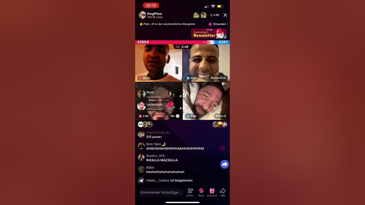 Sinan-G & BilalGold vs. Mo Abdallah & Engelsgesicht ( Tiktok Match ) - YouTube