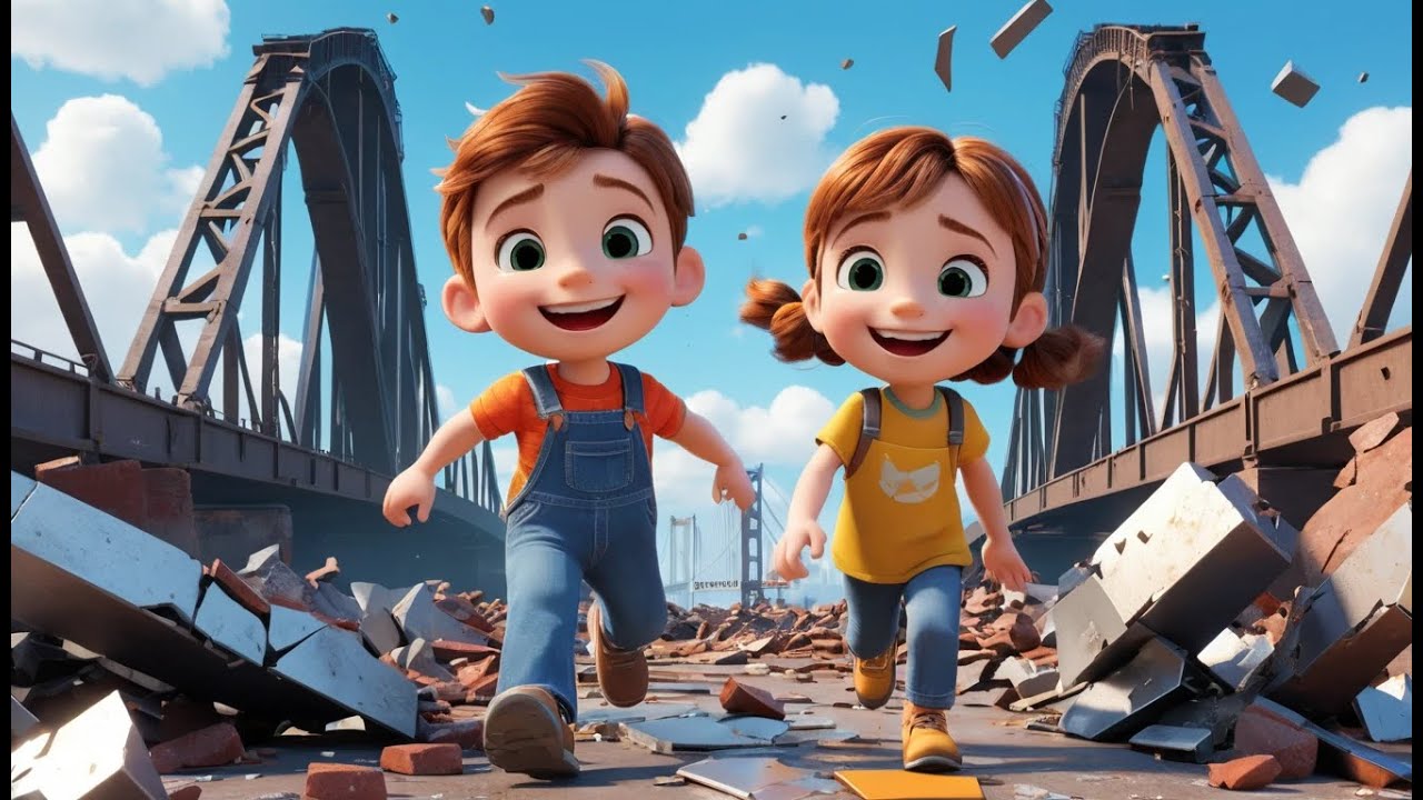 London Bridge is Falling Down | Fun Action Song for Kids | Nursery ...