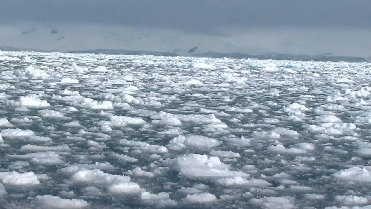 Glacier Ice Slush in Antarctica - YouTube