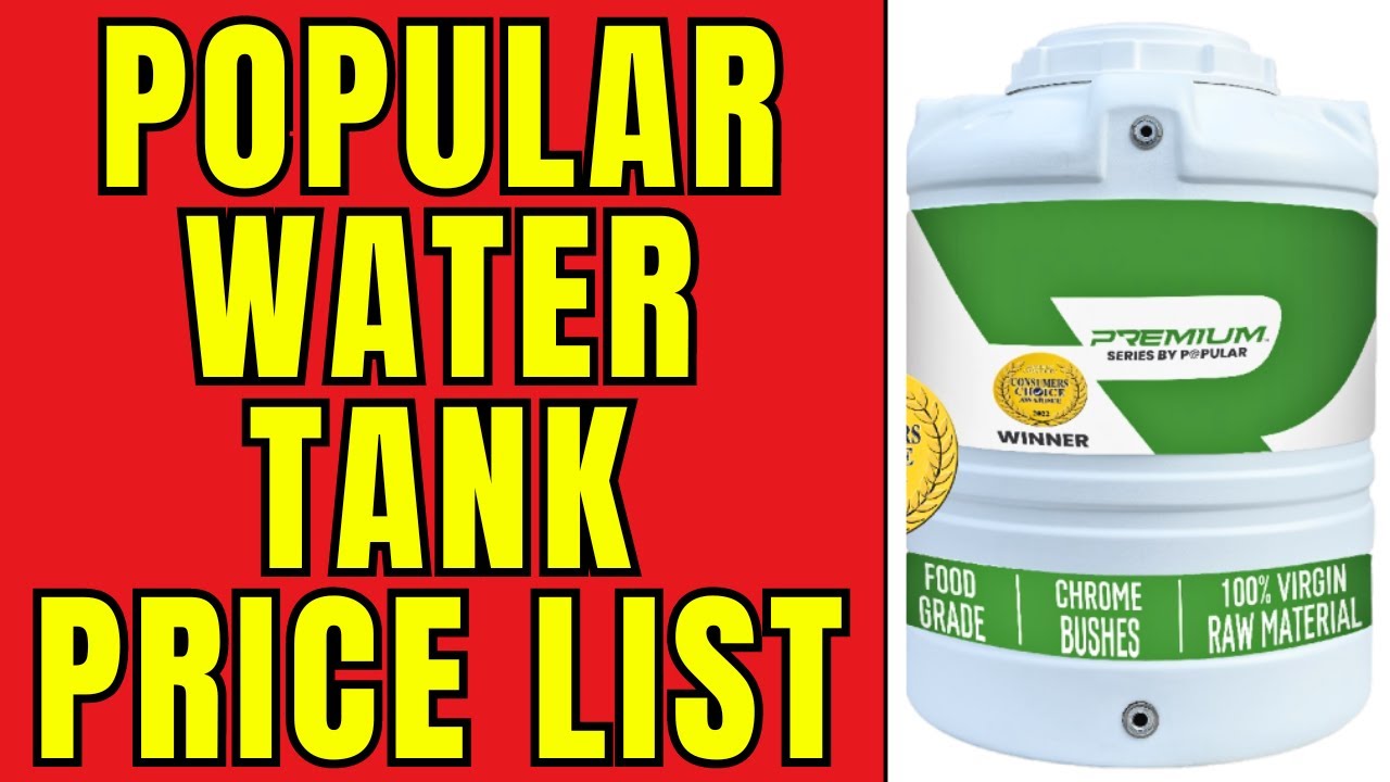Popular Water Tank Price List 2024 in Pakistan 400, 600, 800, 1000 ...