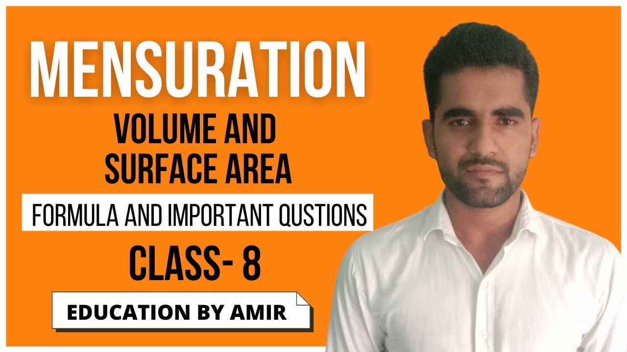Surface Area and Volume | Mensuration | Mensuration Formula and ...