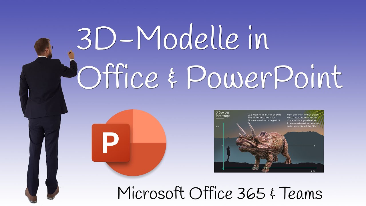 Microsoft Office PowerPoint 3D-Modelle - YouTube