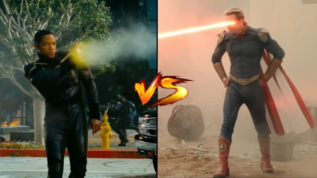 HOMELANDER vs HANCOCK ¿Quién es más fuerte? - YouTube