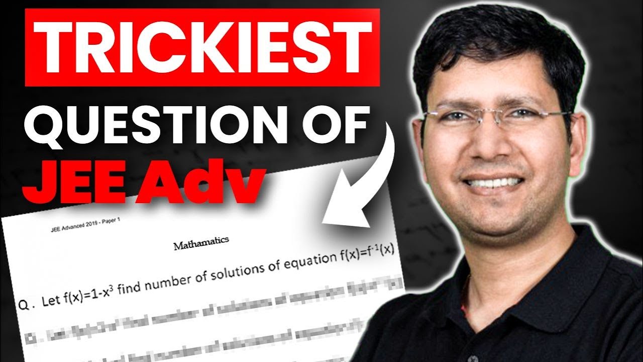 Shortcut To Solve Jee Advanced Question Functions Iit Jee Maths 8932