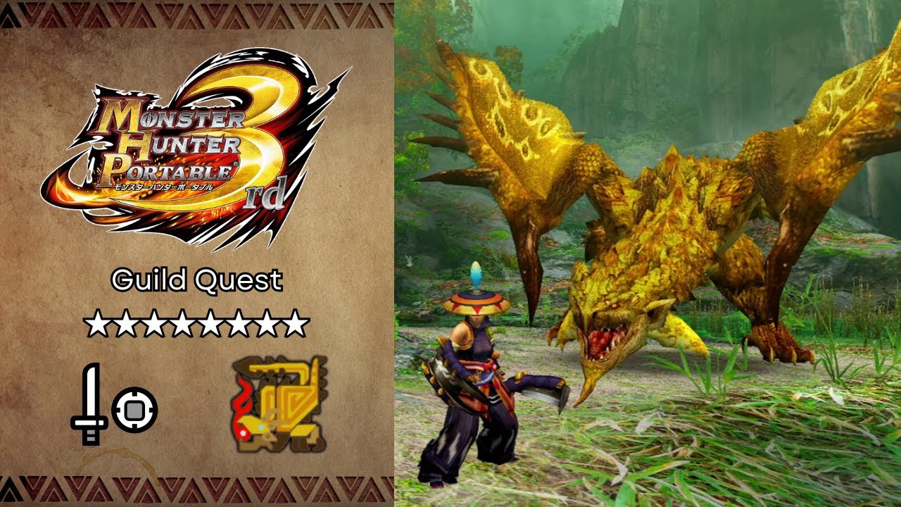 Monster Hunter Portable 3rd | Gold Rathian | SnS - YouTube