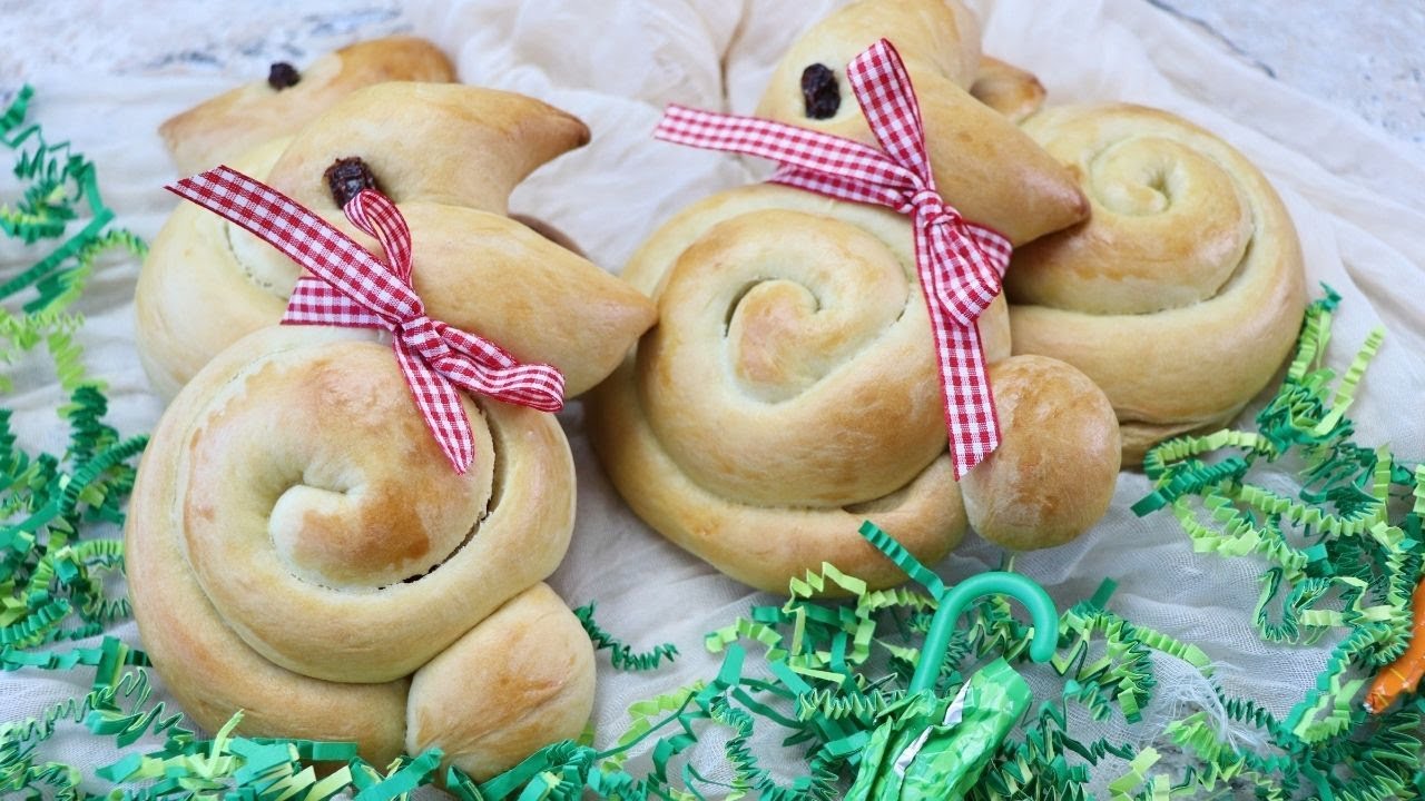 German Easter Bread Bunnies - Yeast Dough Pastry for Your Easter ...