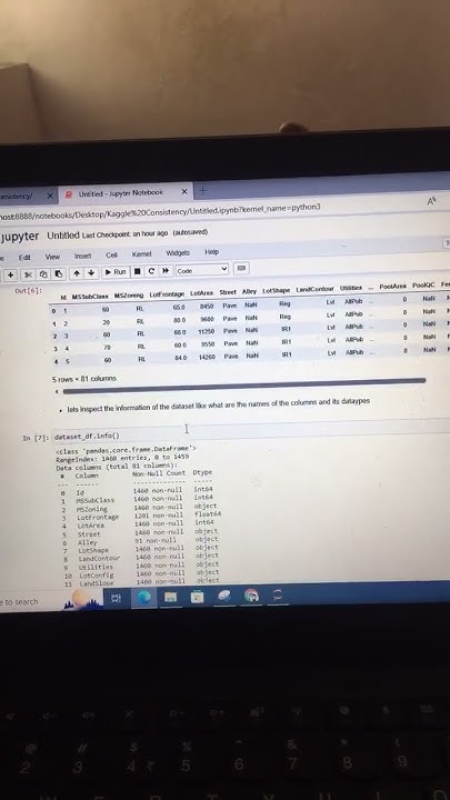Python Loading data, info and droping colum - YouTube