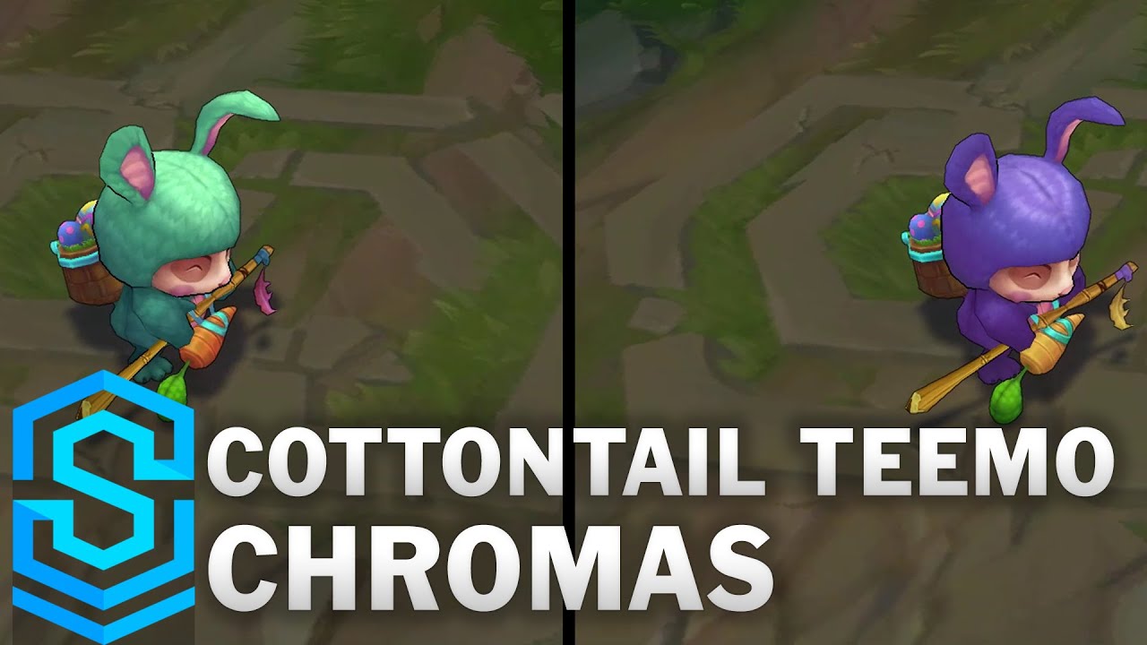 Cottontail Teemo Chroma Skins - YouTube