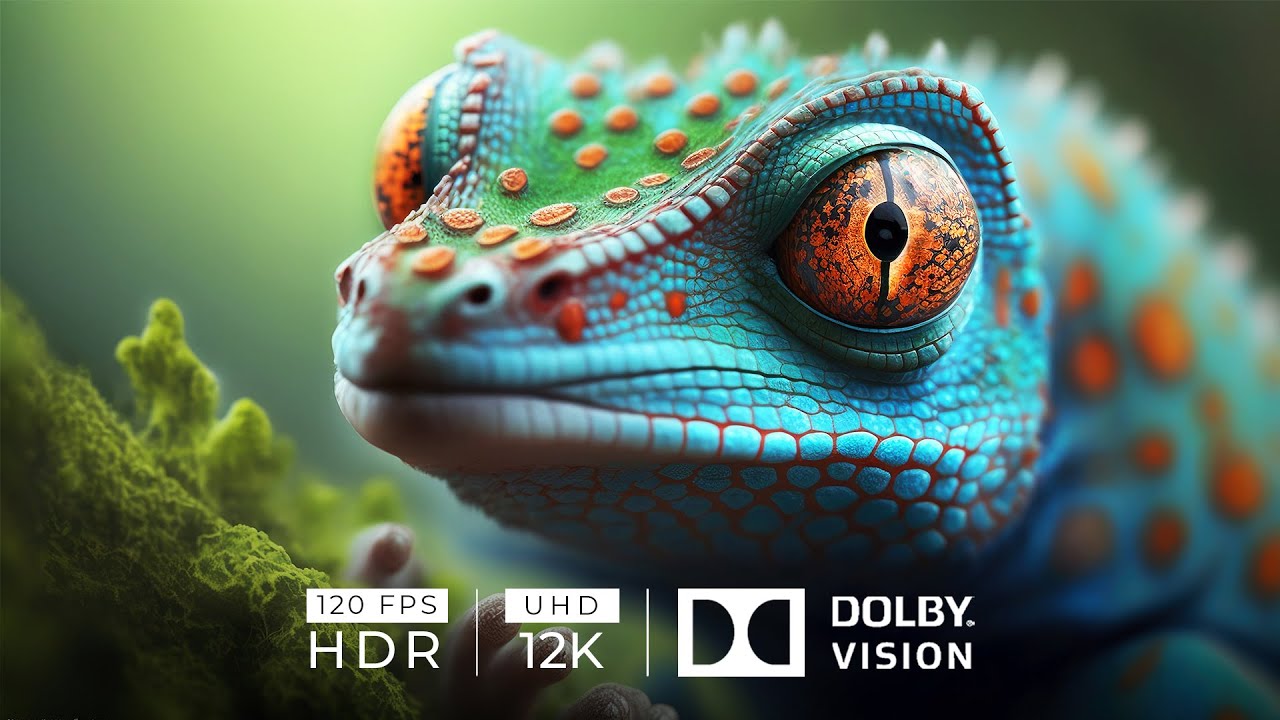 12K HDR 120fps Dolby Vision with Animal Sounds (Colorfully Dynamic ...