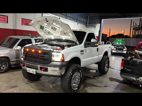 F250 COM KIT 200 CAVALOS, PNE40 , ARO 20, ESFAPE FULL INOX - A MAIS ALTO QUENJA VI 