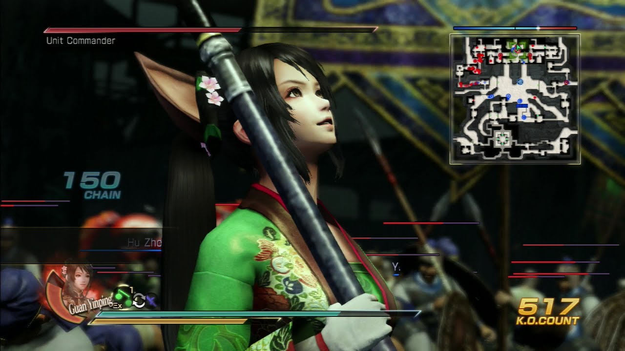Dynasty Warriors 8 Guan Yinping Gameplay with Exclusive DLC Costume ...