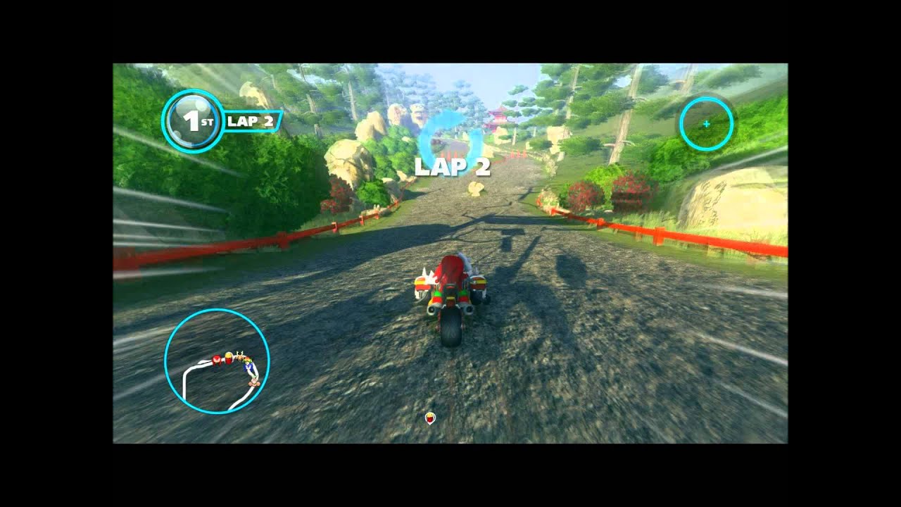 Sonic And All-Stars Racing Transformed (Knuckles Game play) - YouTube