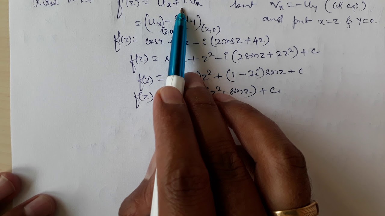 18MAT41_Module1-Calculus of complex functions-part5 - YouTube
