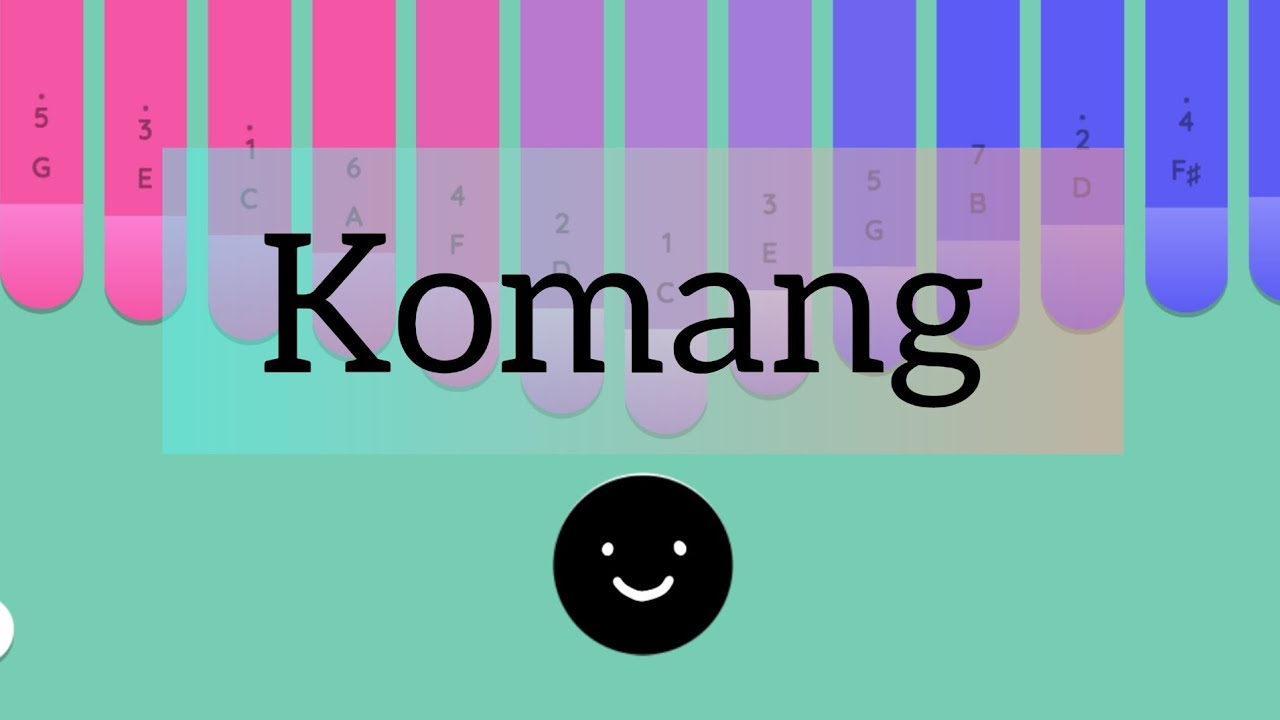 Kalimba Komang - Raim Laode || Easy Tabs Keylimba Apps - YouTube