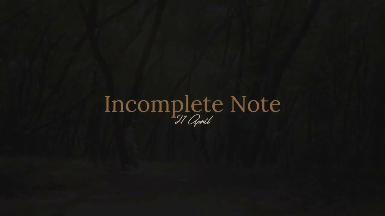 Yashhh - Incomplete Note | Official Teaser | The Rhythmic Visuals - YouTube