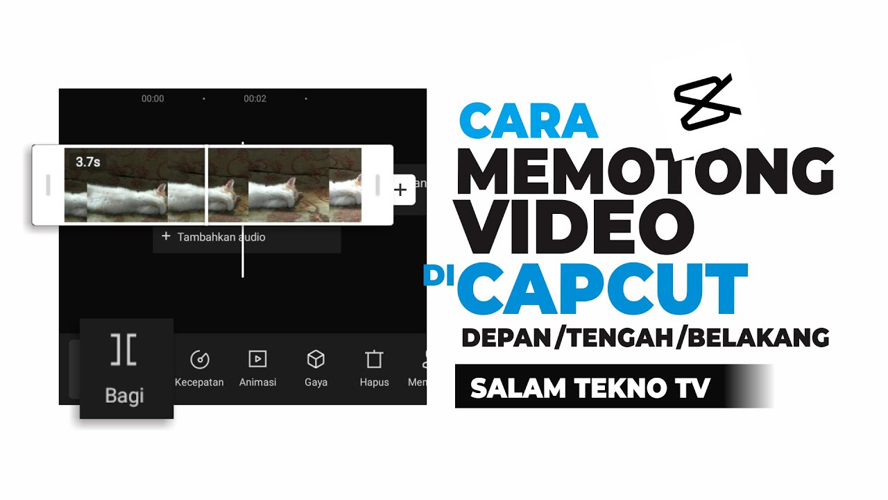 Cara Memotong Video di CapCut Bagian Depan, Tengah, dan Belakang - YouTube