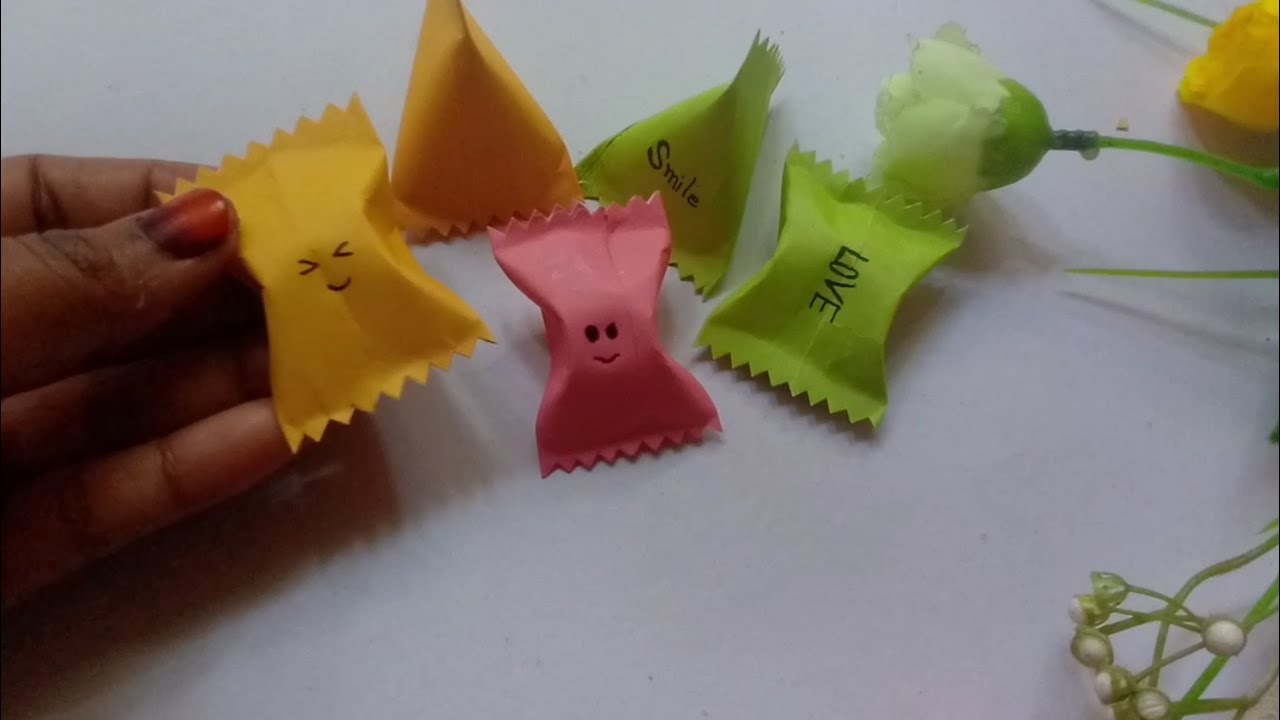 DIY chocolate gift packet tutorial ||pepper make cute Candy craft ideas ...
