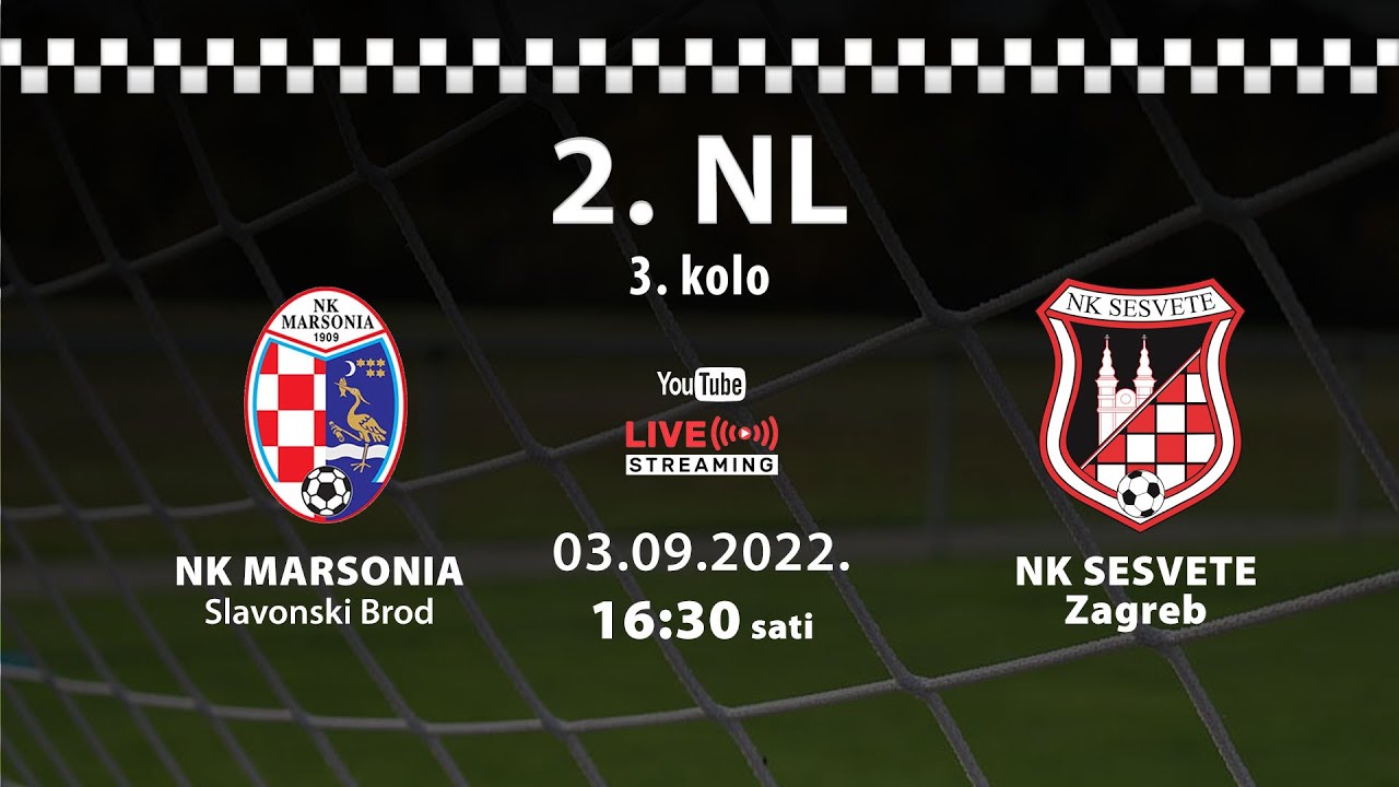 NK MARSONIA - NK SESVETE, 3.kolo, 2.NL - YouTube