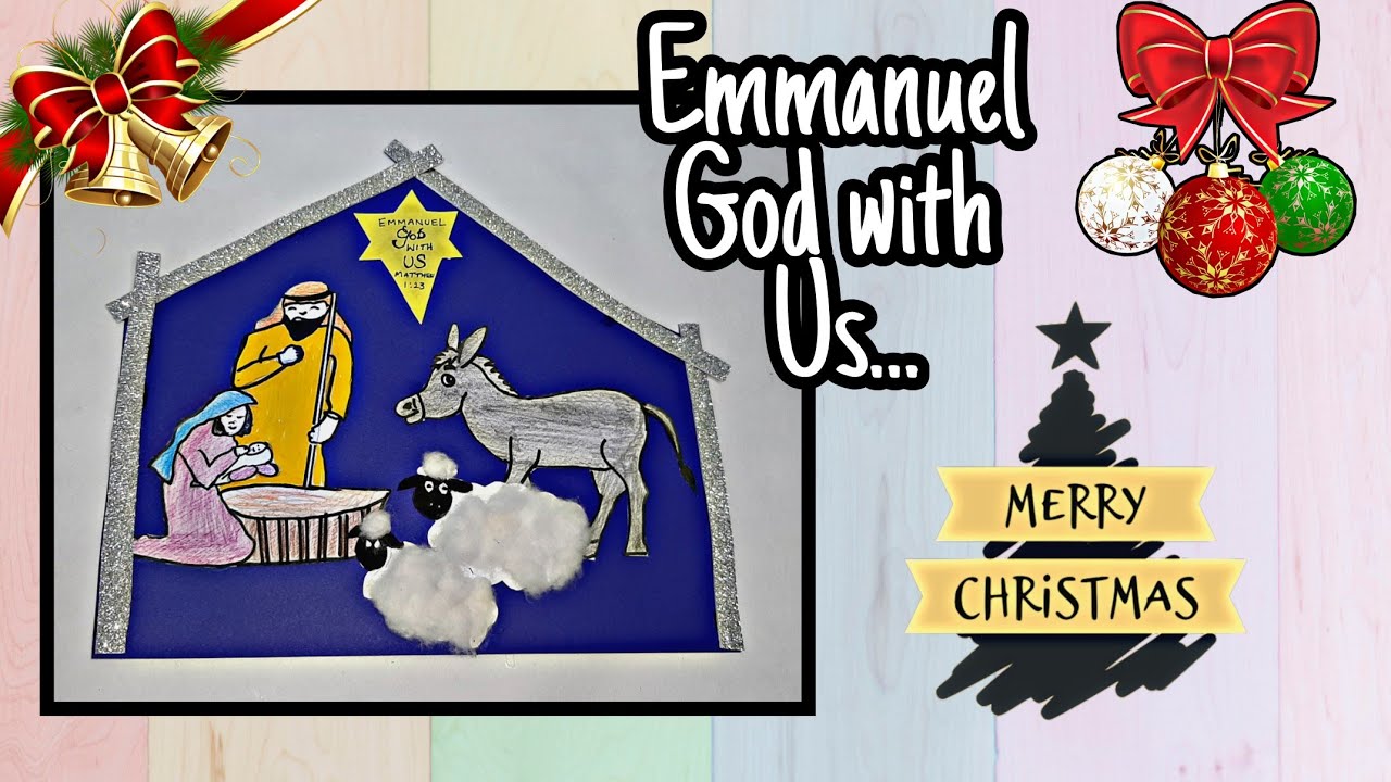 EMMANUEL GOD WITH US । CHRISTMAS CRAFT DIY । SUNDAY SCHOOL - YouTube