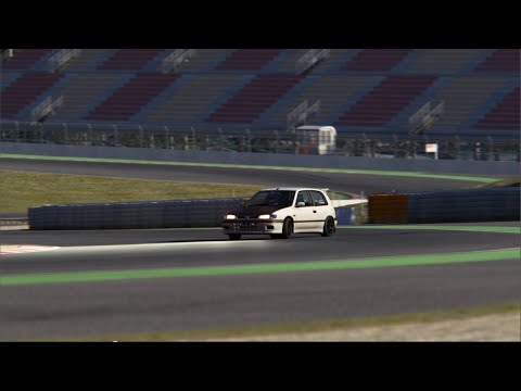 nissan pulsar gti R barcelona run/TRSHDRIVER (assetto corsa) - YouTube