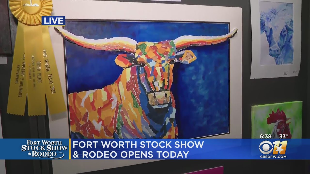 Don't forget to check out the artwork at the Stock Show & Rodeo - YouTube