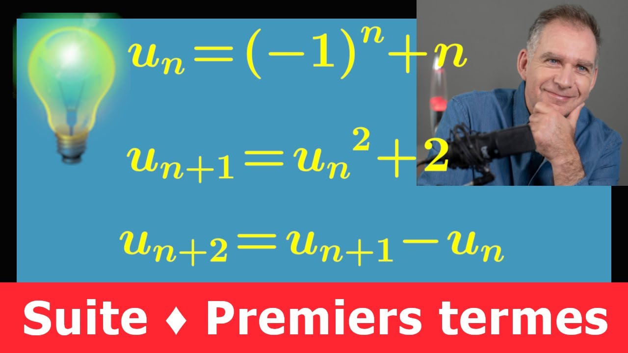 Calculer les premiers termes d'une suite ♦ les 2 situations : explicite ...