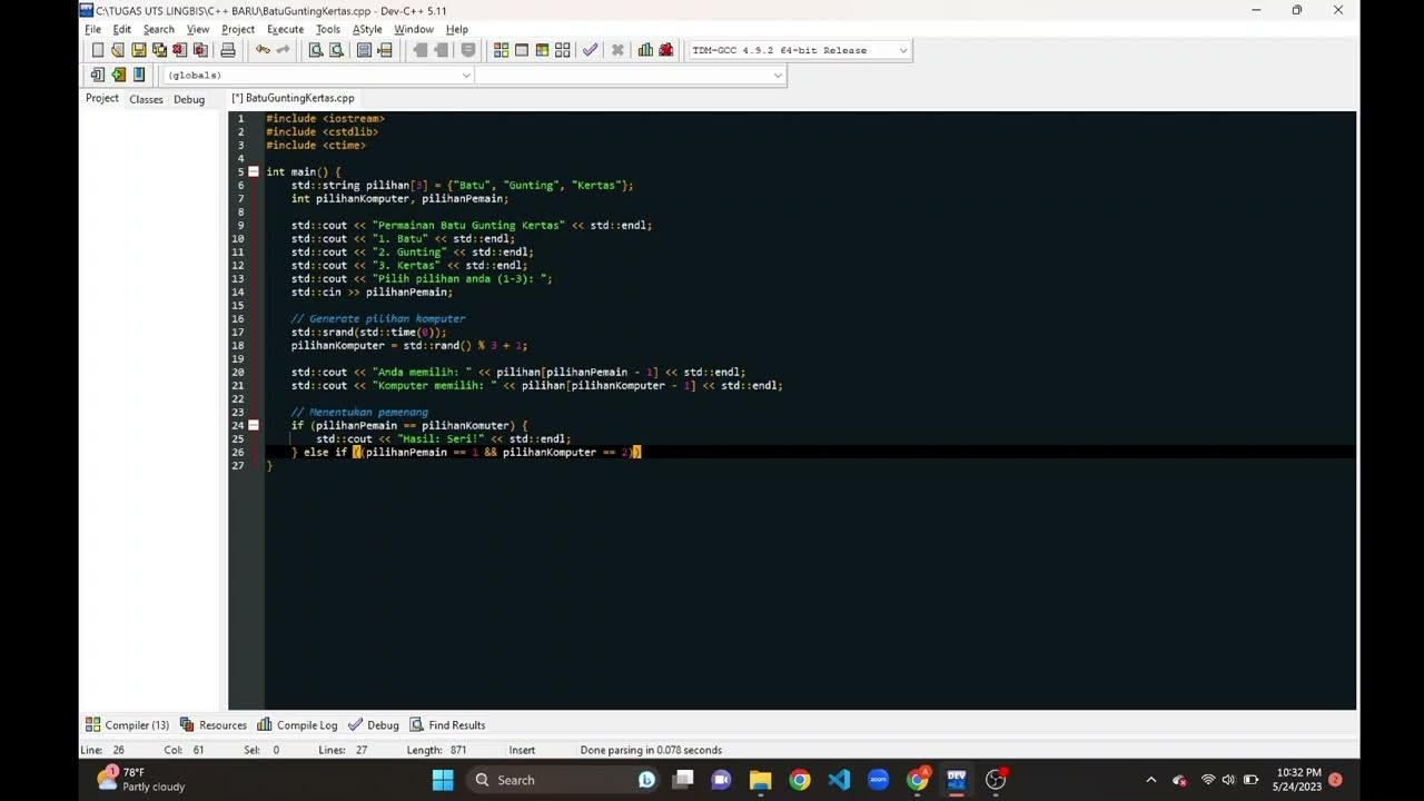 Lofi Music - rock paper scissor - C++ - YouTube