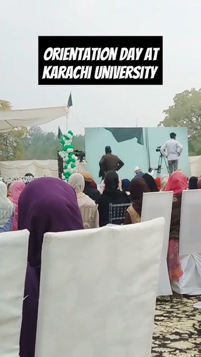 Karachi university orientation day🌈#orientation #karachiuniversity #universityofkarachi # ...
