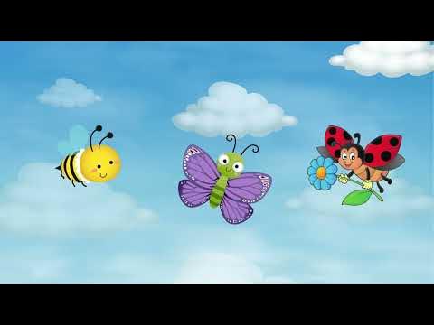 Butterfly Ladybug Bumblebee - Nursery Rhymes & Kids Songs - YouTube