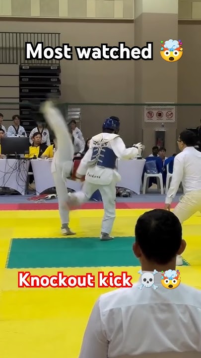 golden knockout kick taekwondo #ytshorts #taekwondo #100k #1million #viralshorts @krishna.tkd ...