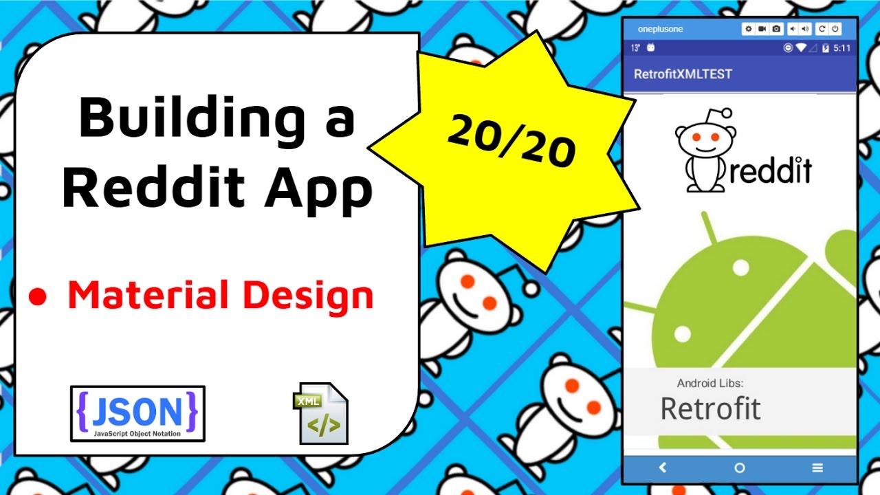 Reddit App Material Design [Build a Reddit App Part 20] - YouTube