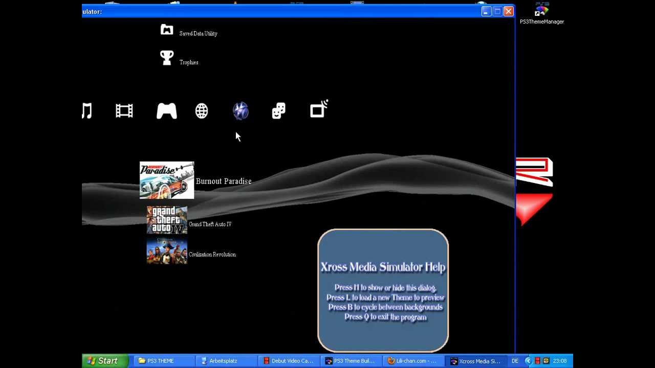 PS3 Theme Builder Tutorial HD - YouTube