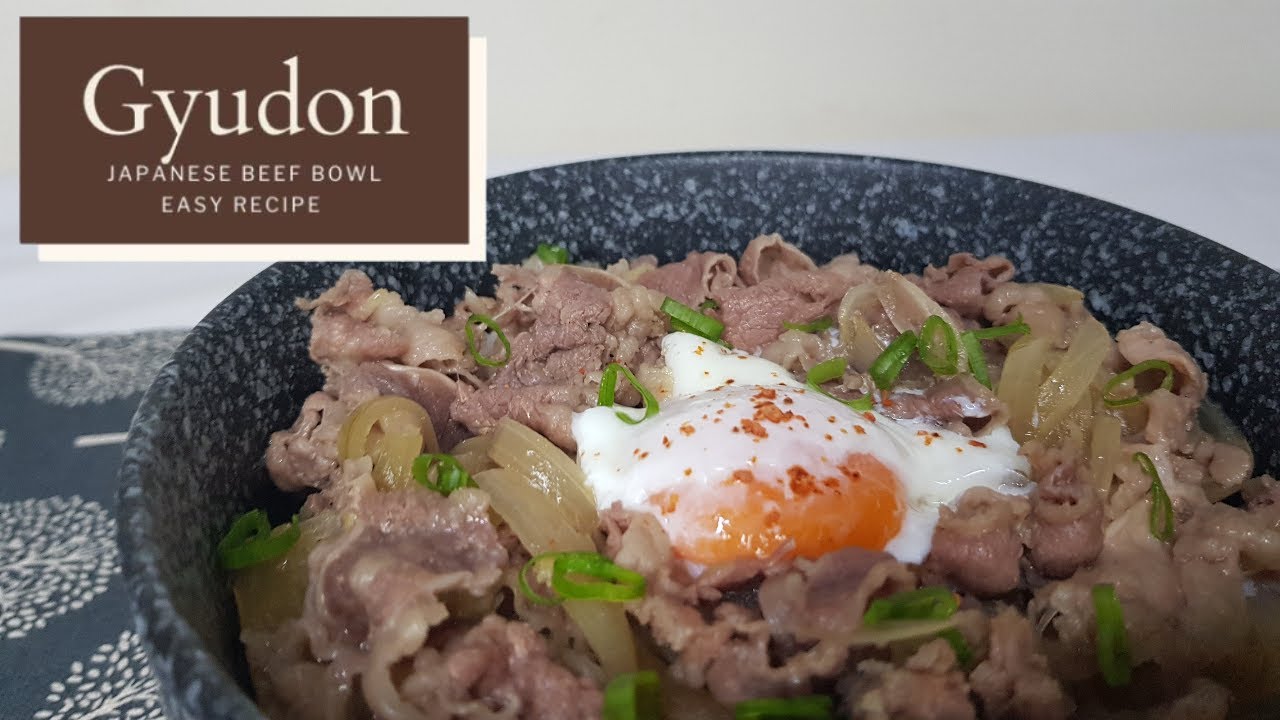 How to Make an Easy Gyudon Recipe! | Yoshinoya Beef Bowl | No Mirin No ...