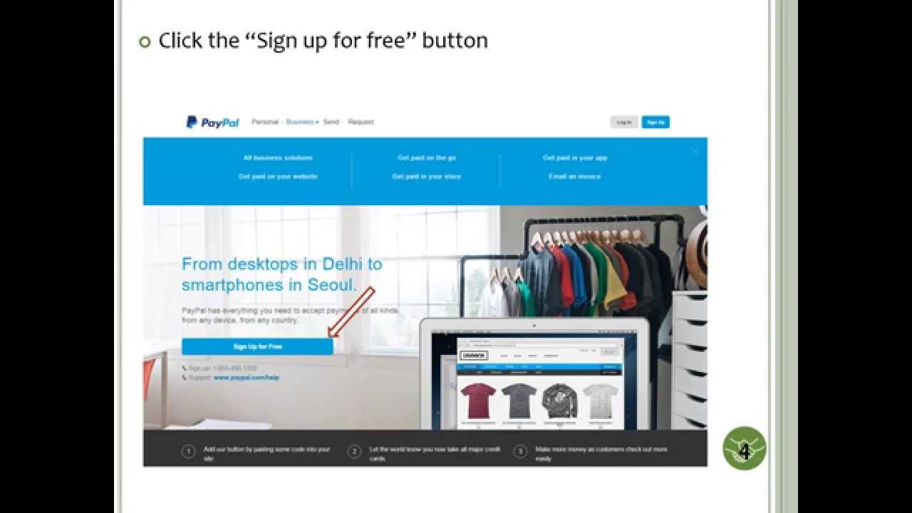 Paypal Account Set Up Tutorial For P1t Microentrepreneurs Youtube