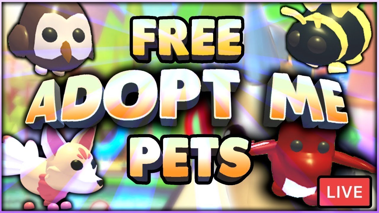 🔴LIVE! Adopt me|Free Legendary Pets|Give Away! - YouTube