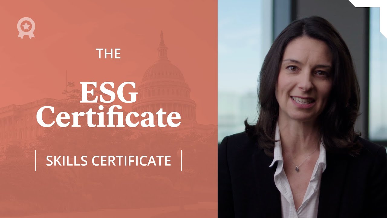 ESG Certificate - Course Introduction - Financial Edge - YouTube