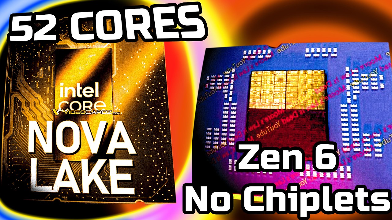 Intel and AMD AREN'T PLAYING: Nova Lake and Zen 6 Leaks - YouTube