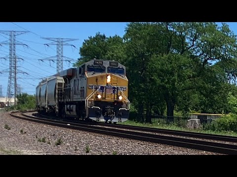 UP 7438 pulling a coal freight (6/9/24) - YouTube