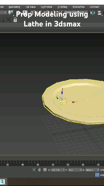 Prop Modeling in 3dsmax | How to Model using Lathe Modifier in 3dsmax #3d #tutorial #3dsmax ...