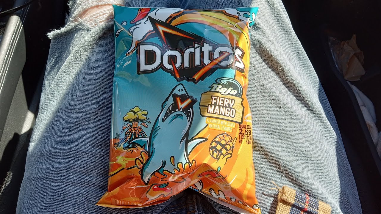 Doritos Baja Fiery Mango Chip Review - YouTube