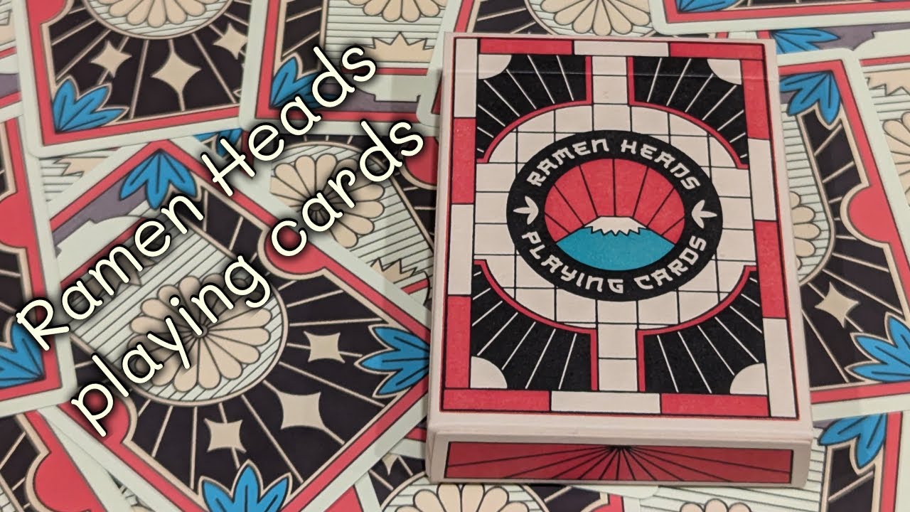 Daily deck review day 331 - Ramen Heads playing cards By Art of Play ...