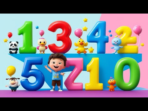 "Counting 1 to 10 with Fun Animations | Kids Learning Video" - YouTube