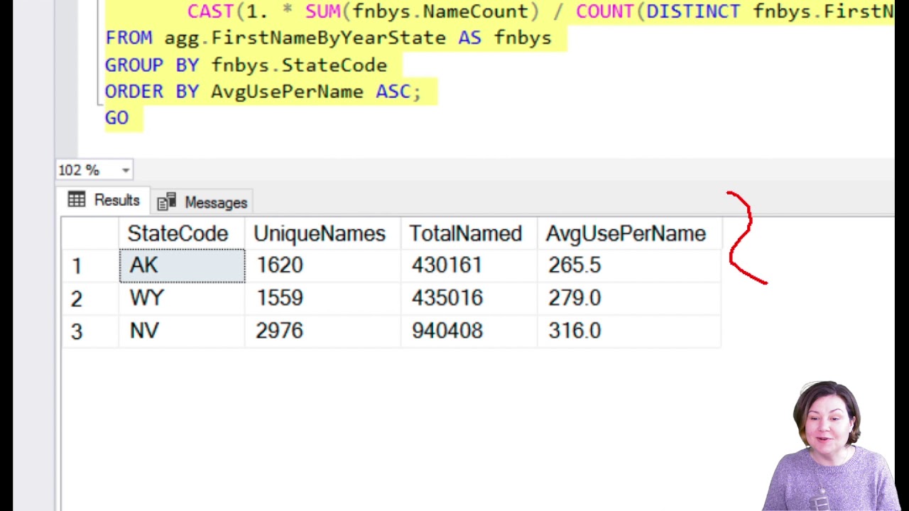 Query Writing: Unique Names - Sample Solutions - YouTube